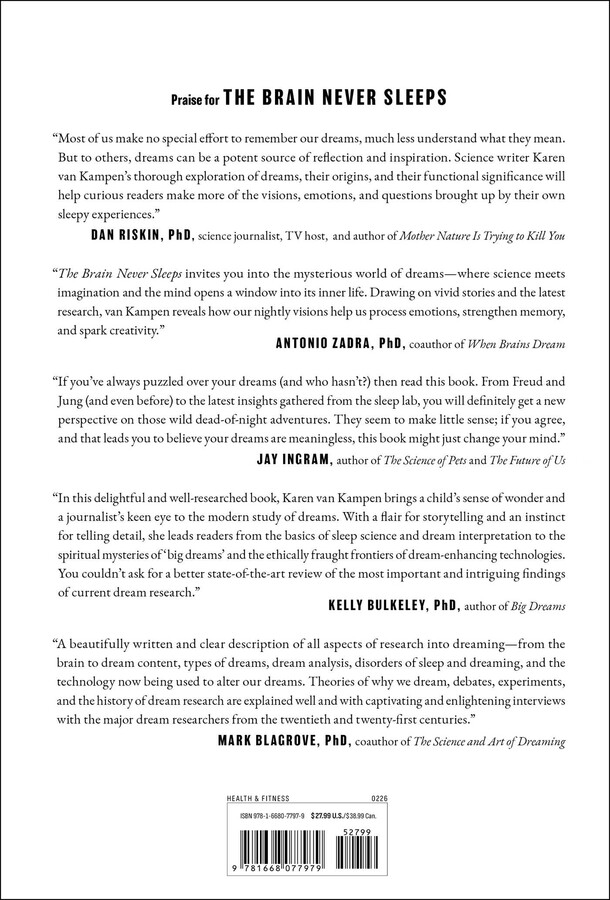 The Brain Never Sleeps | Book by Karen van Kampen | Official Publisher ...