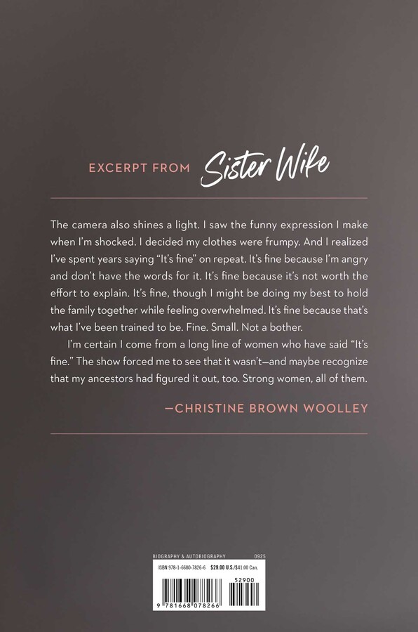 Sister Wife | Book by Christine Brown Woolley | Official Publisher Page ...