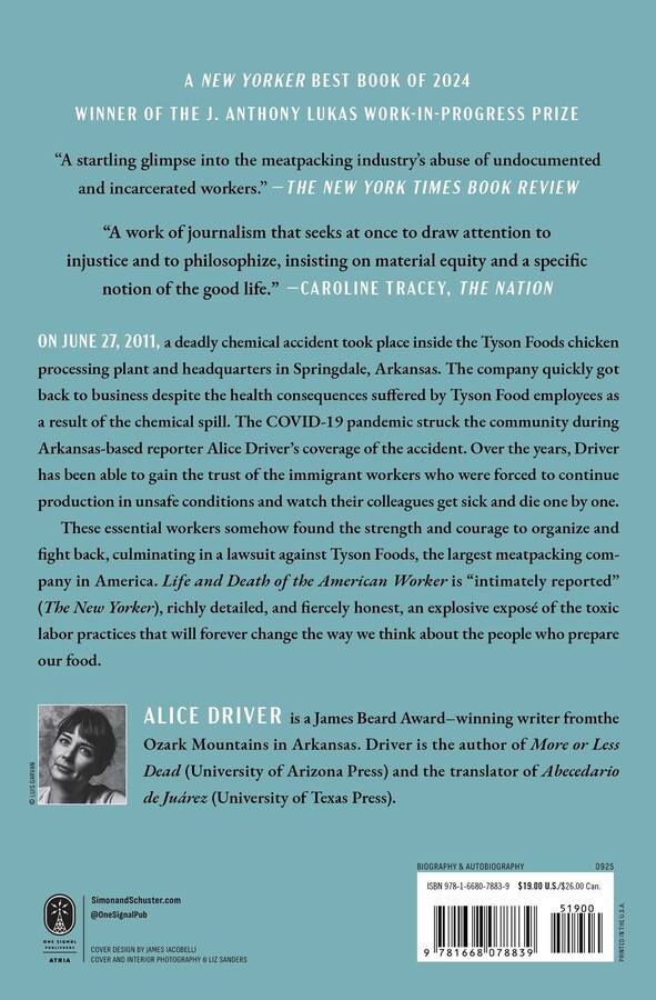 Life and Death of the American Worker | Book by Alice Driver | Official ...