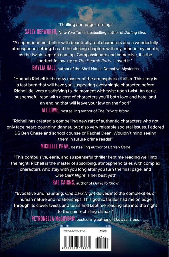 One Dark Night | Book by Hannah Richell | Official Publisher Page ...