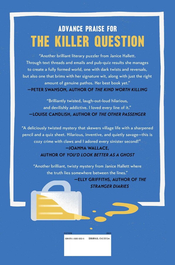The Killer Question | Book by Janice Hallett | Official Publisher Page ...