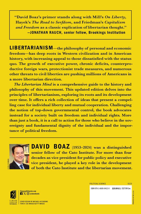 The Libertarian Mind | Book by David Boaz | Official Publisher Page ...
