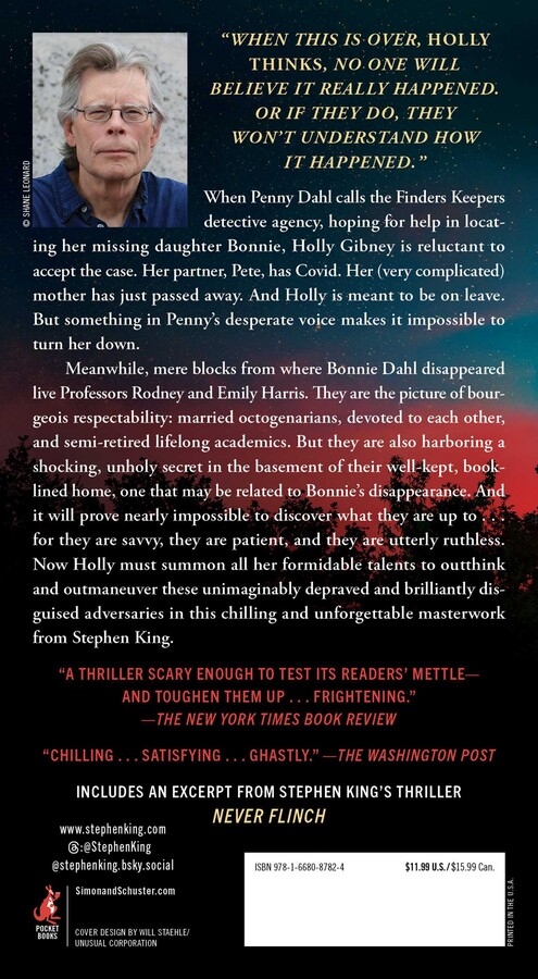 Holly | Book by Stephen King | Official Publisher Page | Simon & Schuster