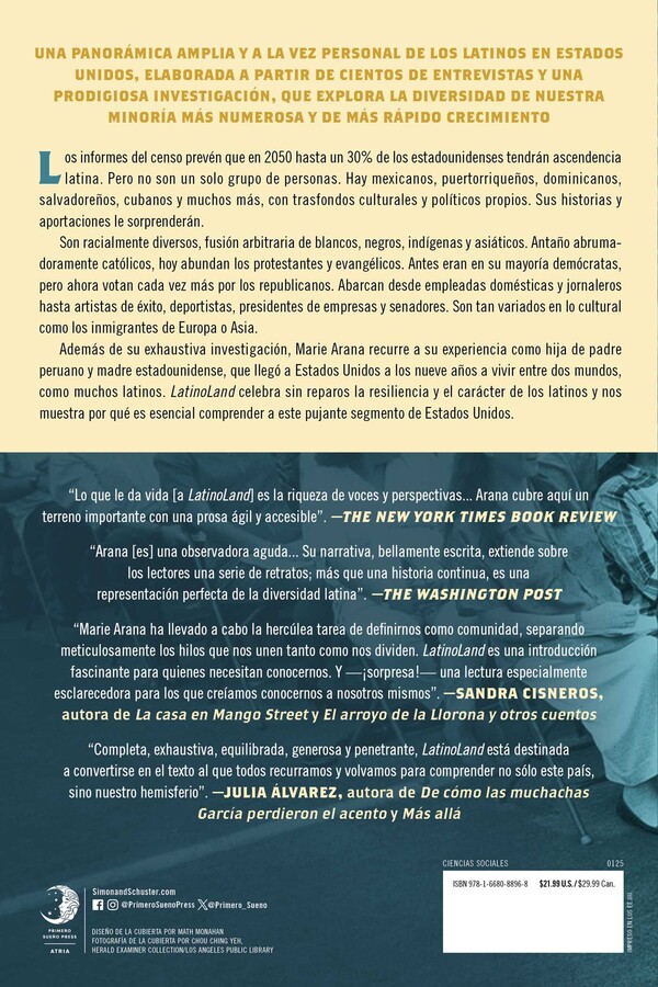 LatinoLand (Spanish Edition) | Book by Marie Arana | Official Publisher ...