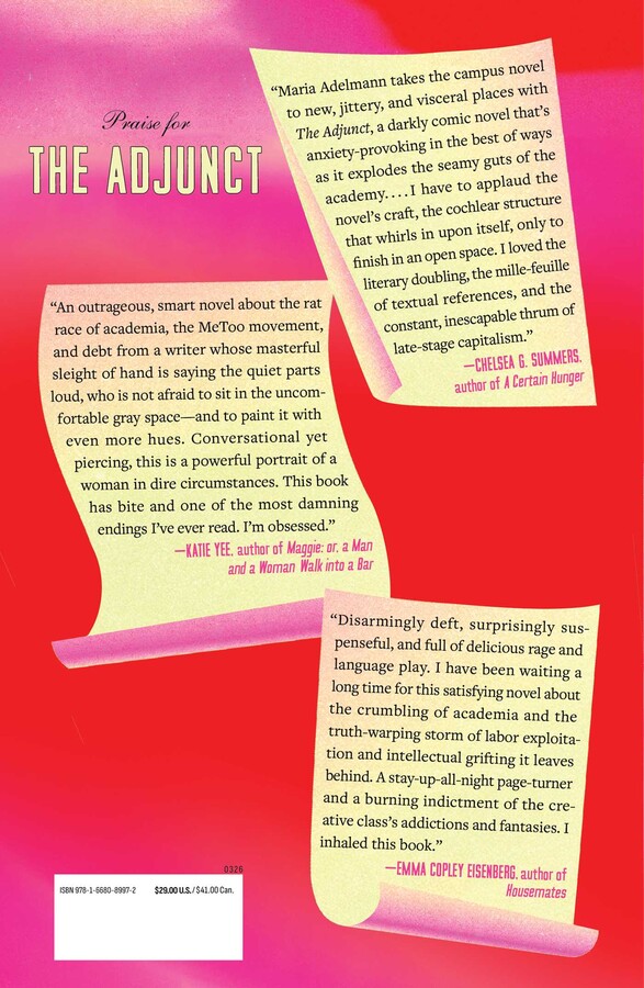 The Adjunct | Book by Maria Adelmann | Official Publisher Page | Simon ...
