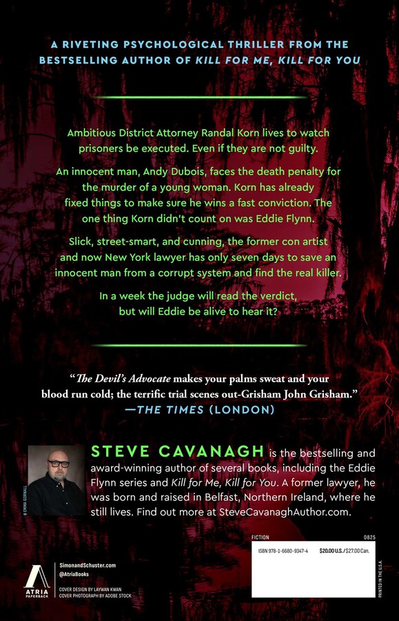 The Devil's Advocate | Book by Steve Cavanagh | Official Publisher Page ...