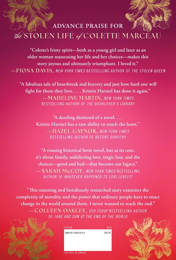 The Stolen Life of Colette Marceau | Book by Kristin Harmel | Official ...