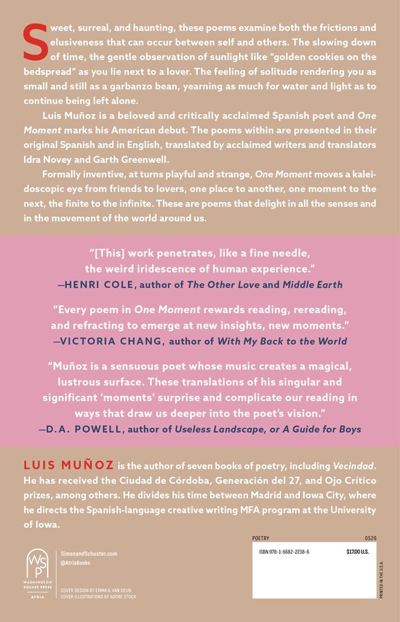One Moment | Book by Luis Muñoz, Idra Novey, Garth Greenwell | Official ...
