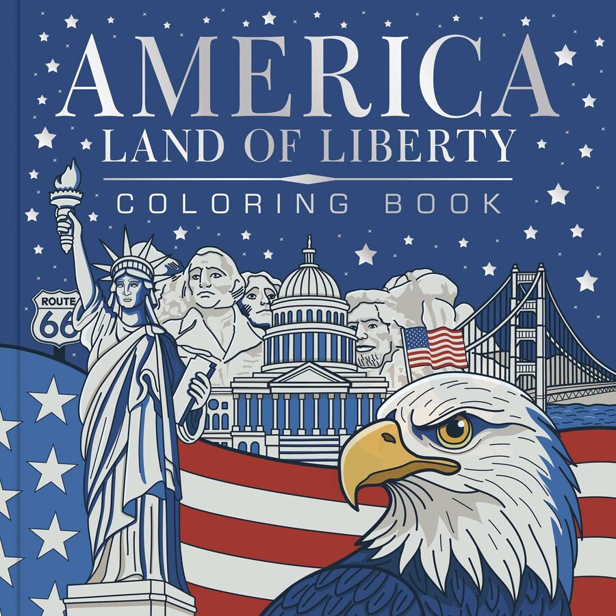 America, Land of Liberty Coloring Book | Book by IglooBooks | Official ...