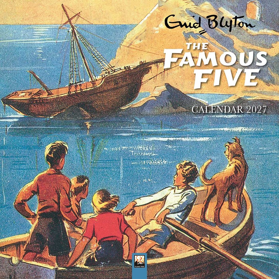 Enid Blyton: The Famous Five Wall Calendar 2027 (Art Calendar) - Book ...