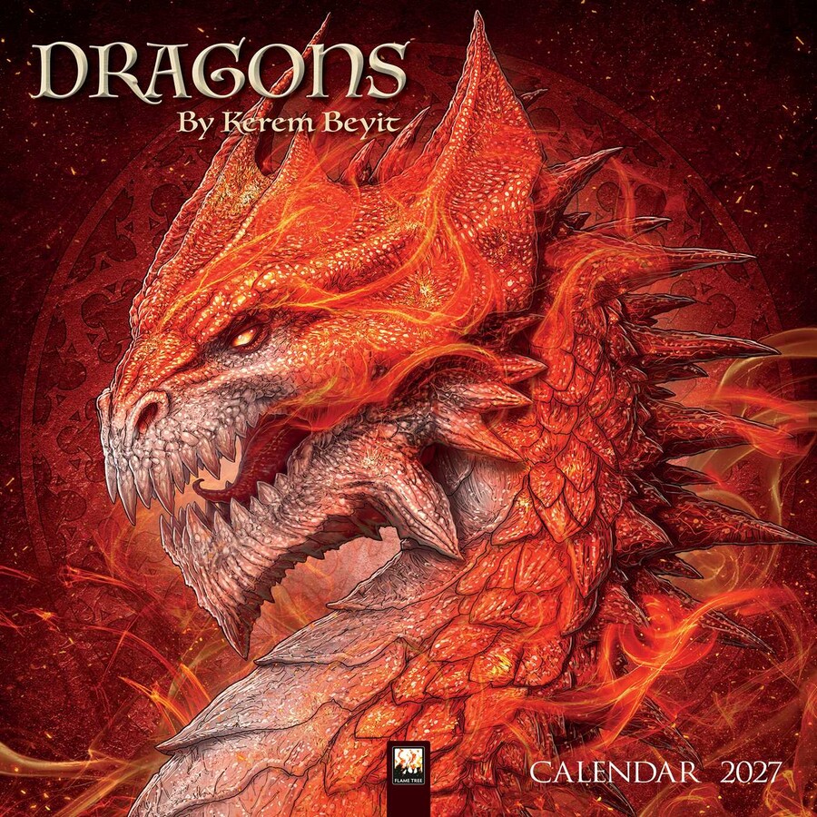 Dragons by Kerem Beyit Wall Calendar 2027 (Art Calendar) - Book Summary ...