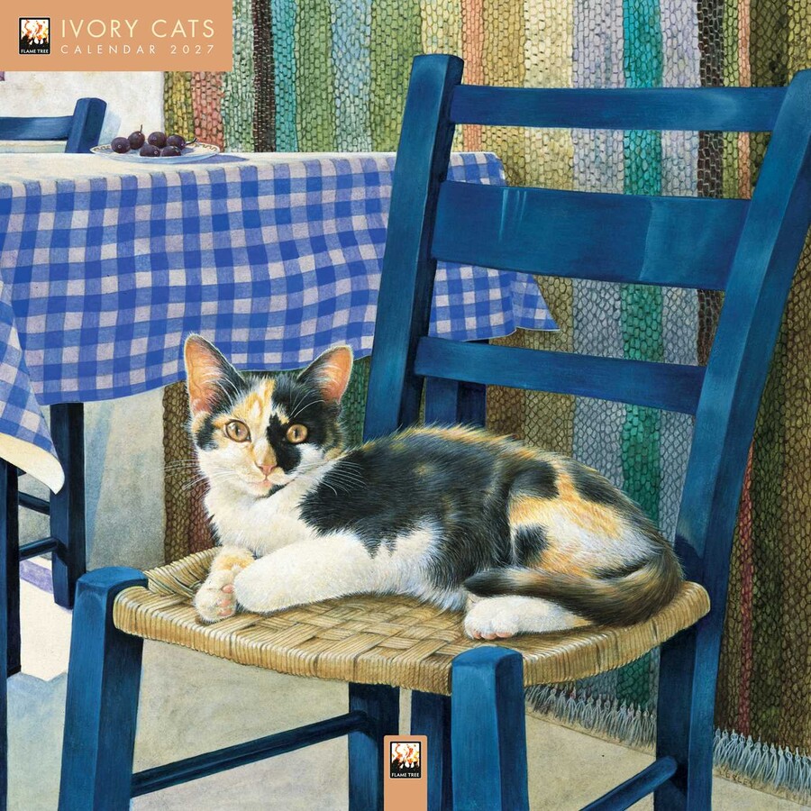 Ivory Cats by Lesley Anne Ivory Wall Calendar 2027 (Art Calendar ...
