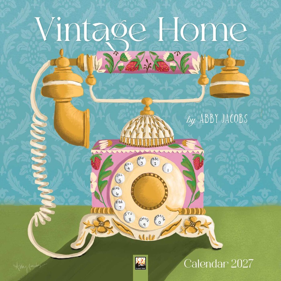 Vintage Home by Abby Jacobs Wall Calendar 2027 (Art Calendar) - Book ...