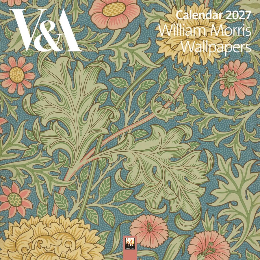 V&A: William Morris Wallpapers Wall Calendar 2027 (Art Calendar) - Book ...