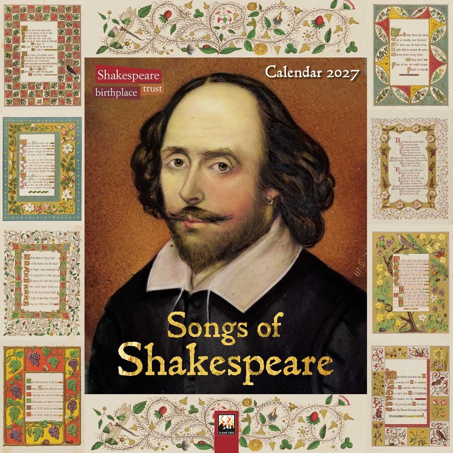 Shakespeare Birthplace Trust: Songs of Shakespeare Wall Calendar 2027 ...