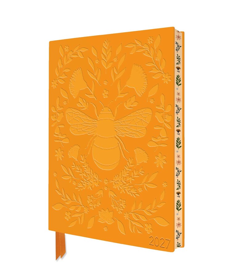 Jade Mosinski: Bee 2027 Artisan Art Vegan Leather Diary Planner - Page ...