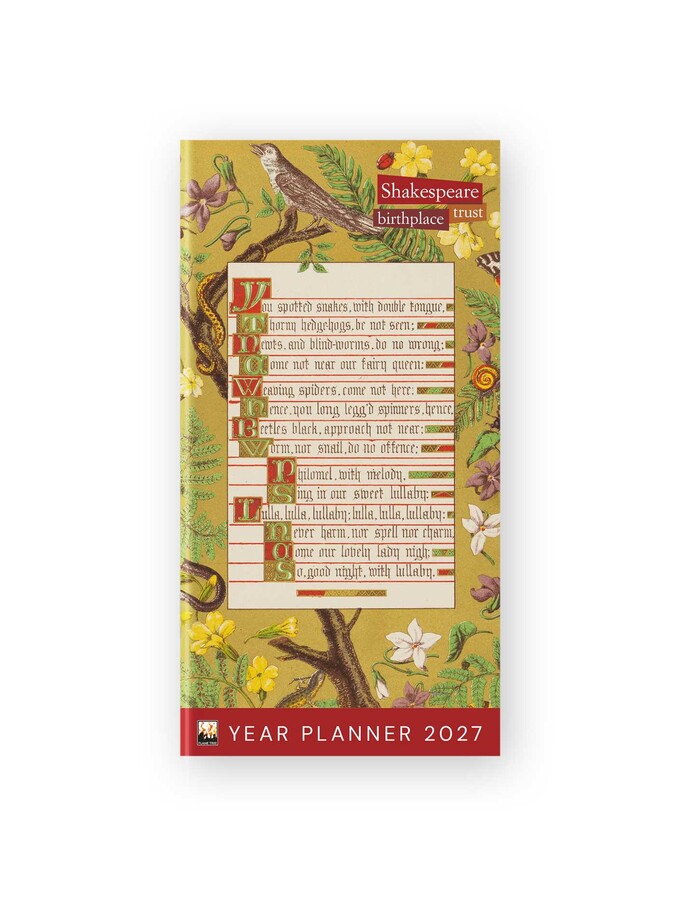 Shakespeare Birthplace Trust 2027 Year Planner - Month to View - Book ...