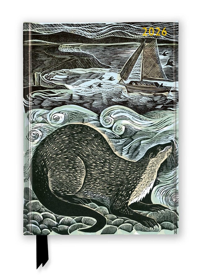 Angela Harding: Shetland Otter and Windsong 2026 Luxury Diary Planner ...