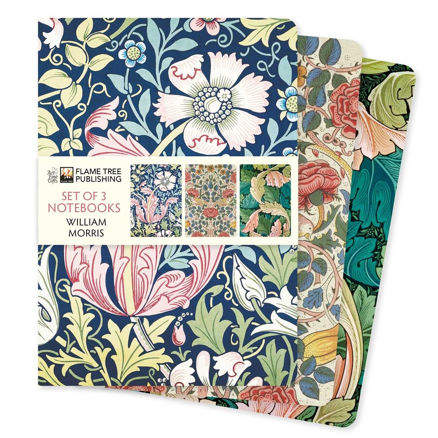 William Morris Set of 3 Standard Notebooks - Book Summary & Video ...