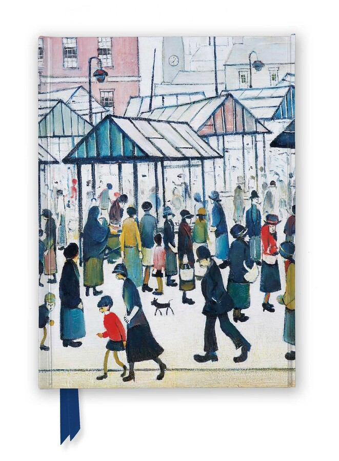 L.S. Lowry: Market Scene (Foiled Journal) - Book Summary & Video ...