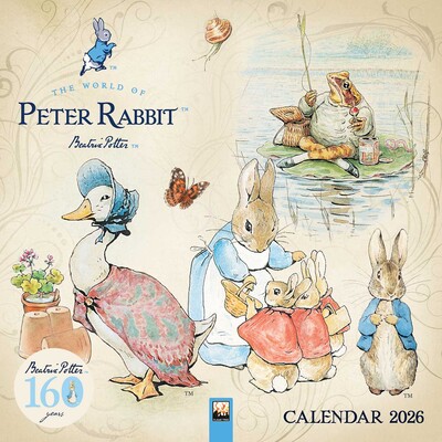 The World of Peter Rabbit Wall Calendar 2026 (Art Calendar) - Book ...