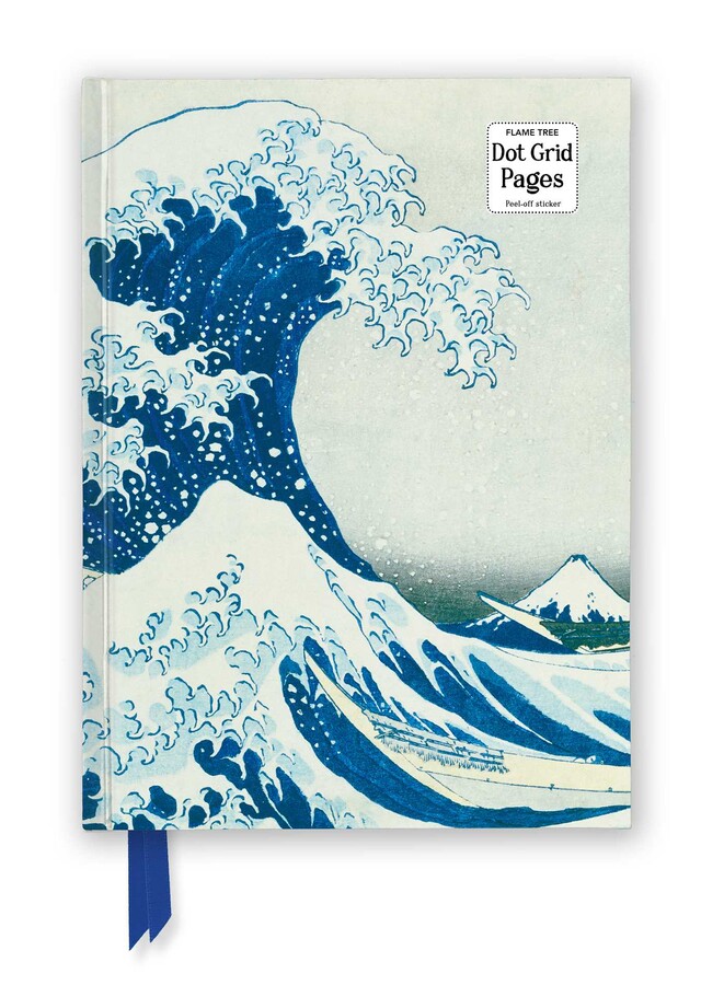 Katsushika Hokusai: The Great Wave (Foiled Dot Grid Journal) - Book ...