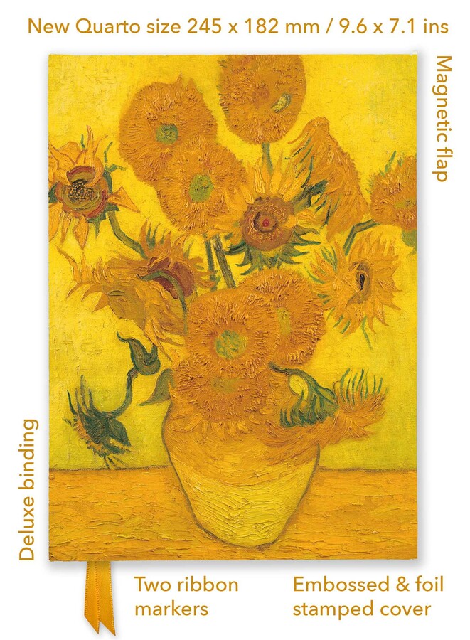 Vincent van Gogh: Sunflowers (Foiled Quarto Journal) - Book Summary ...