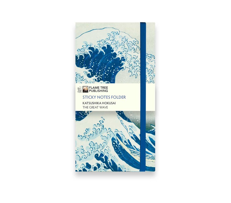 Katsushika Hokusai: The Great Wave Flame Tree Sticky Notes Folder ...