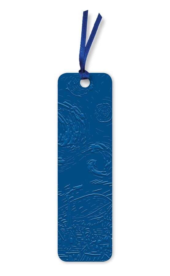 Vincent van Gogh: The Starry Night Artisan Art Vegan Leather Bookmarks ...