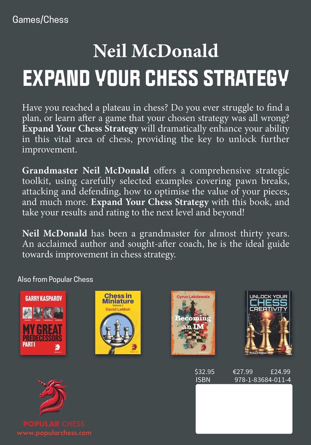 Expand Your Chess Strategy | Book by Neil McDonald | Official Publisher ...