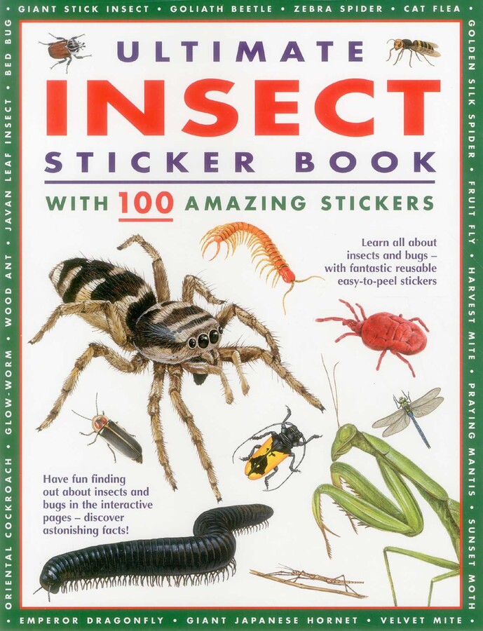 Ultimate Insect Sticker Book | Book by Armadillo Publishing | Official ...