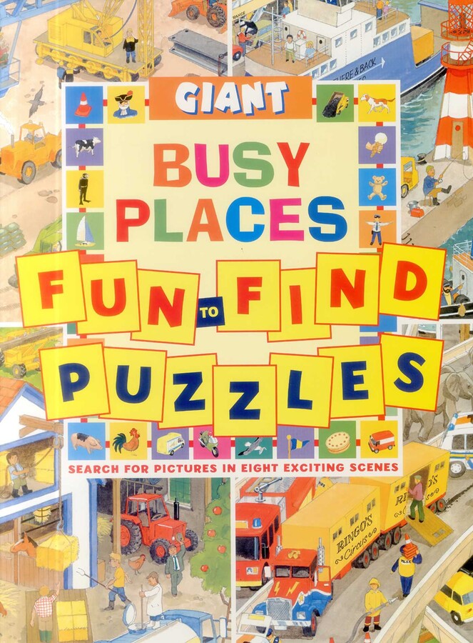 Giant Fun-to-Find Puzzles: Busy Places | Book by Peter Rutherford ...