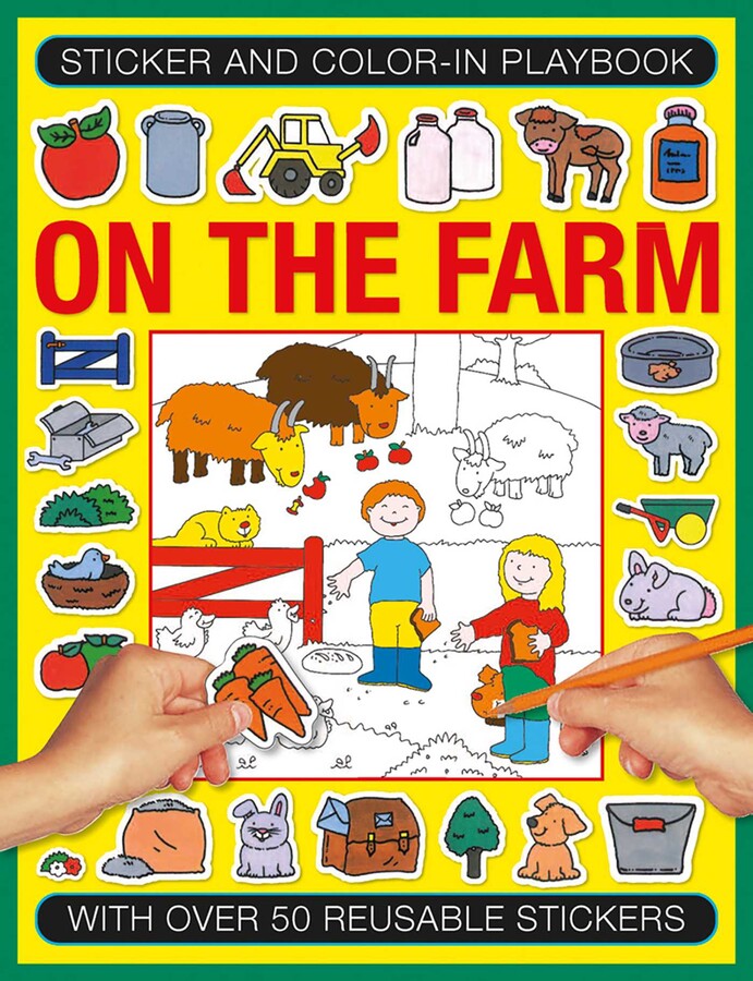 Sticker and Color-in Playbook: On the Farm | Book by Jenny Tulip ...