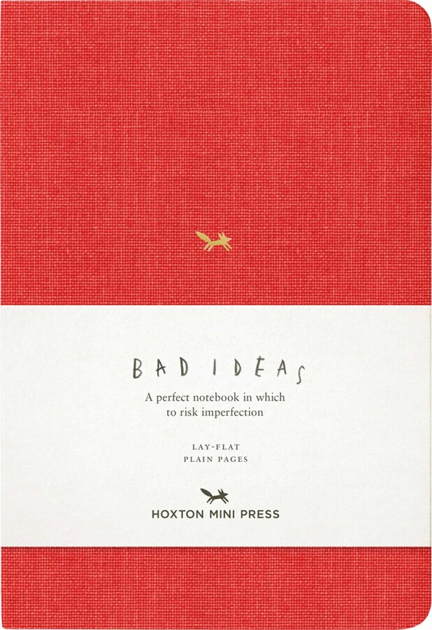 A Notebook for Bad Ideas (red/unlined) | Book by Hoxton Mini Press ...