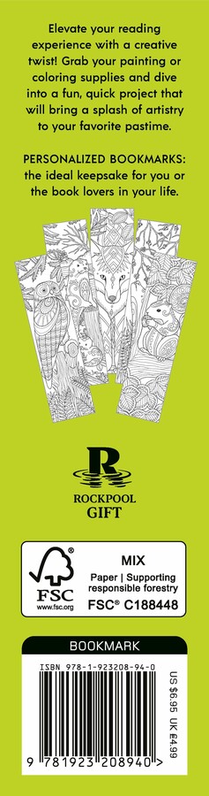 Animals Coloring Bookmarks | Book by Rockpool Publishing | Official ...