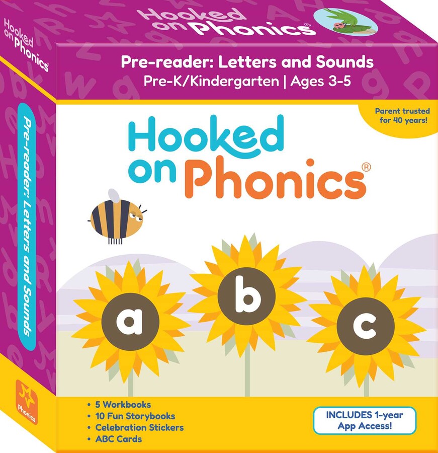 Hooked on Phonics Pre-reader Kit: Letters and Sounds | Book by Hooked ...