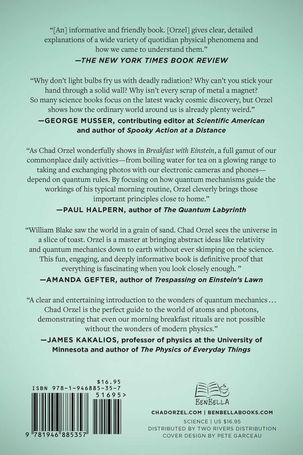 Breakfast with Einstein | Book by Chad Orzel | Official Publisher Page | Simon & Schuster