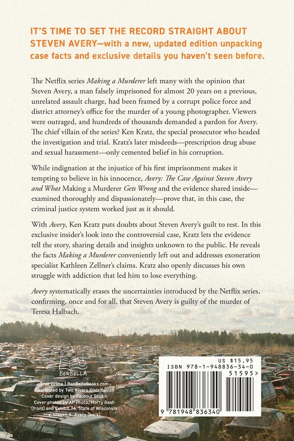 Avery | Book by Ken Kratz, Peter Wilkinson, Nancy Grace | Official Publisher Page | Simon & Schuster