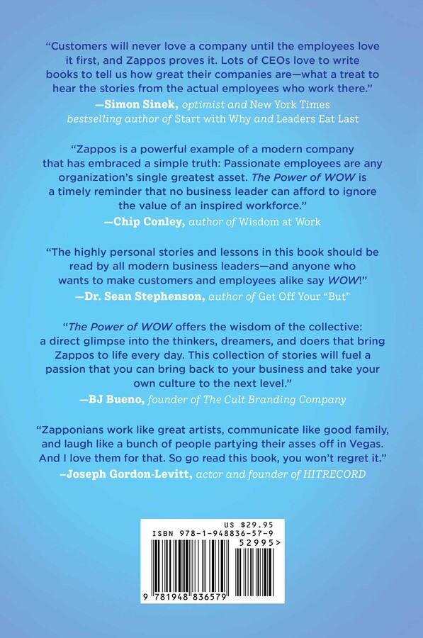 The Power of WOW | Book by The Employees of Zappos.Com, Tony Hsieh ...