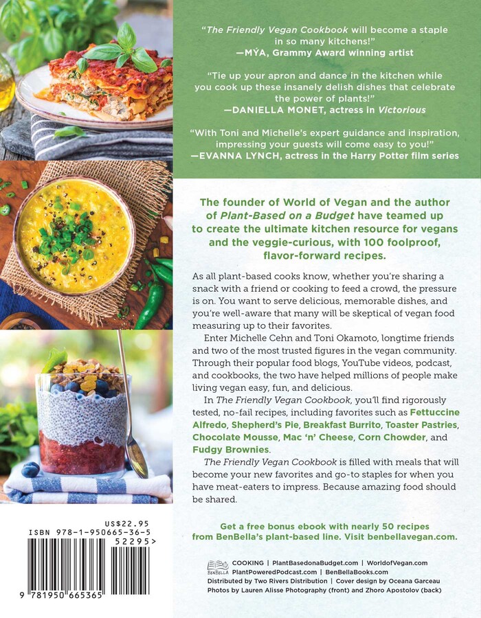 The Friendly Vegan Cookbook | Book by Michelle Cehn, Toni Okamoto ...