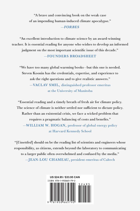 Unsettled | Book by Steven E. Koonin | Official Publisher Page | Simon ...