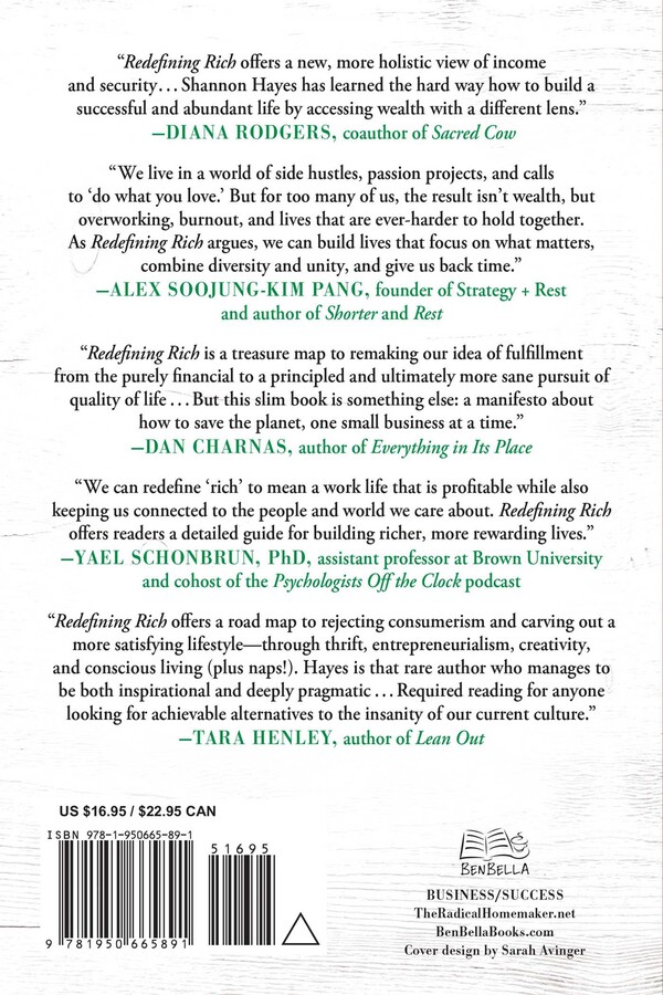 Redefining Rich | Book by Shannon Hayes | Official Publisher Page ...