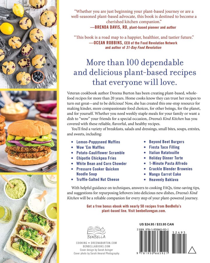 Dreena's Kind Kitchen | Book by Dreena Burton, John Robbins | Official ...