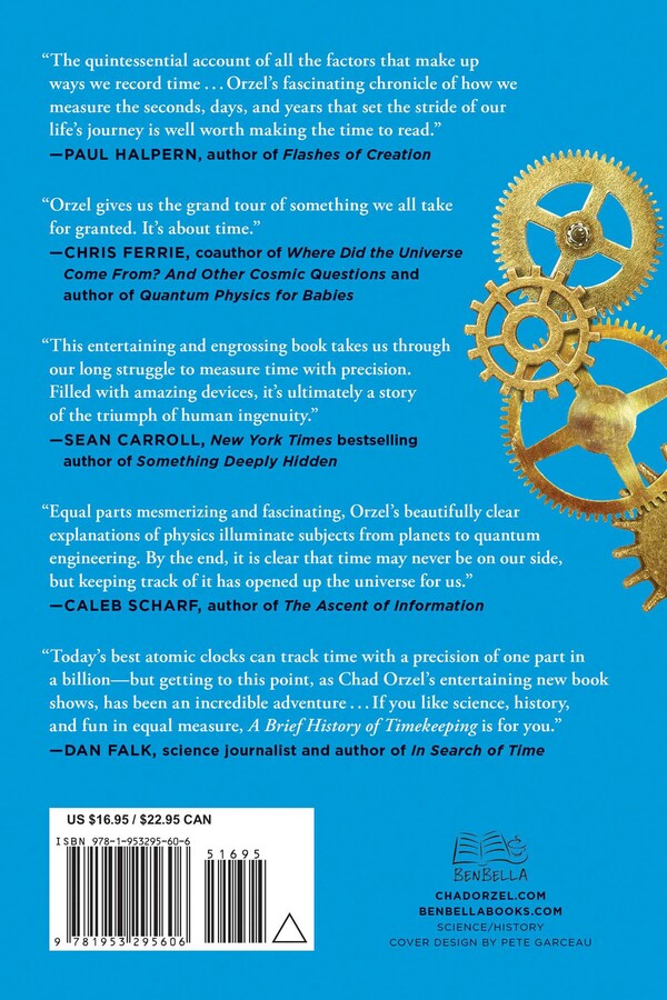 A Brief History of Timekeeping | Book by Chad Orzel | Official ...