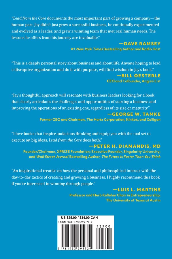 Lead from the Core | Book by Jay Steinfeld | Official Publisher Page ...