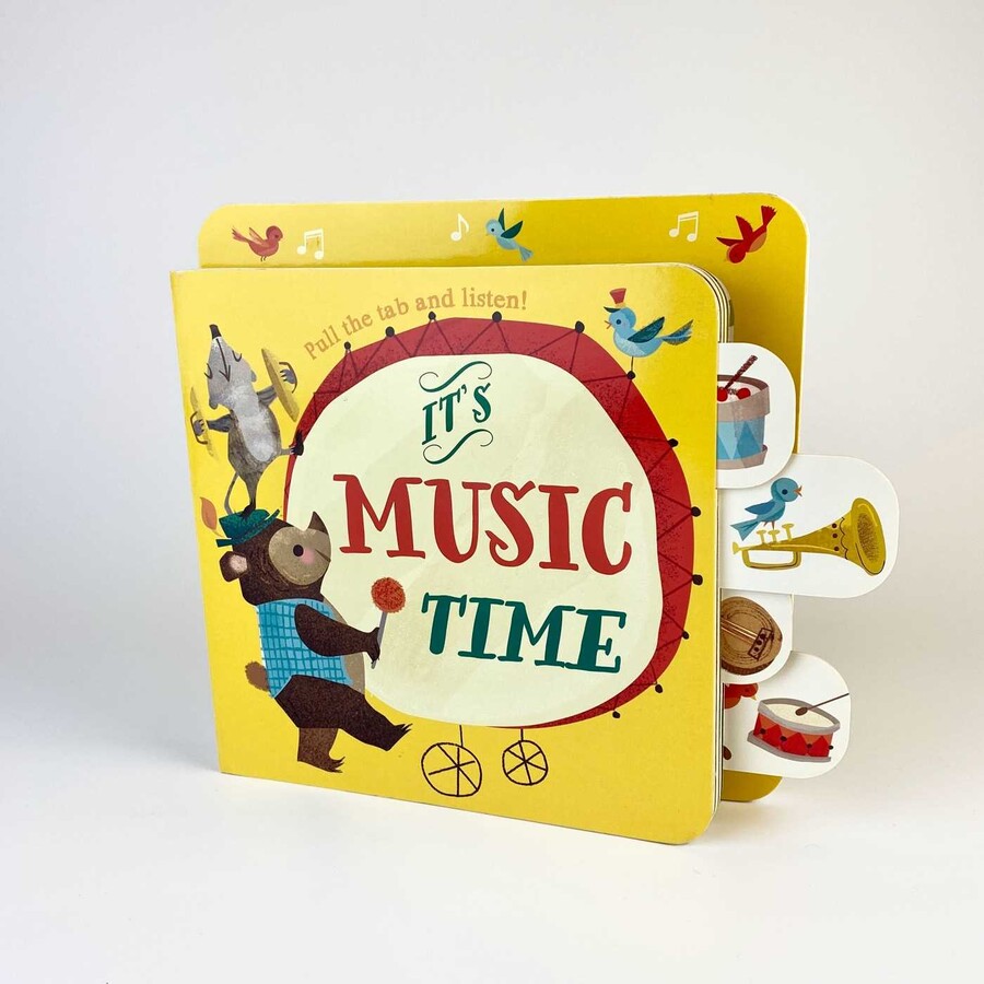 Sound Pull Tab - It's Music Time | Book by Little Genius Books ...