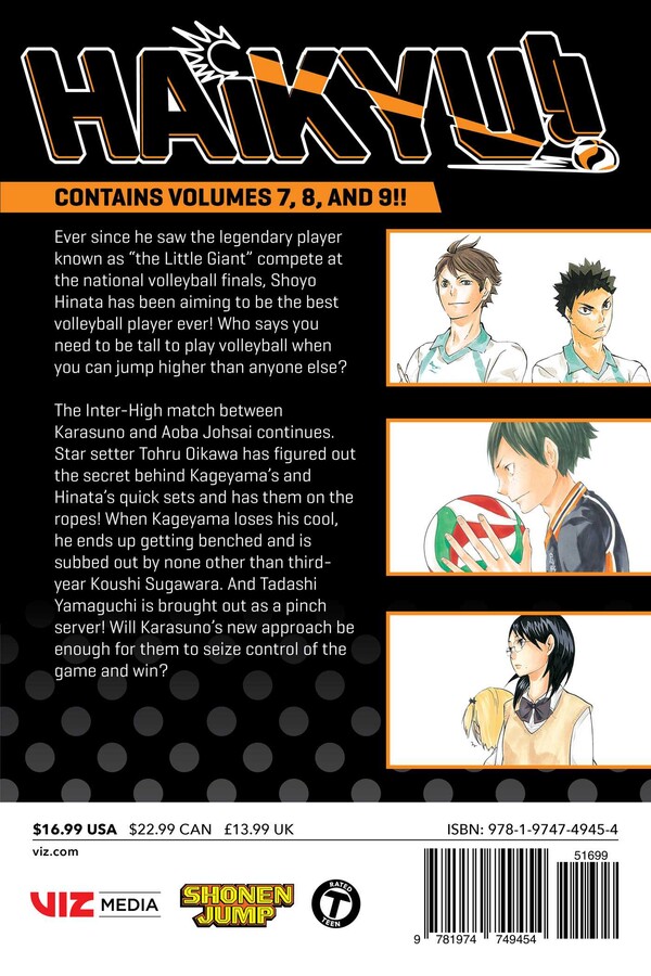 Haikyu!! (3-in-1 Edition), Vol. 3 | Book by Haruichi Furudate | Official Publisher Page | Simon ...