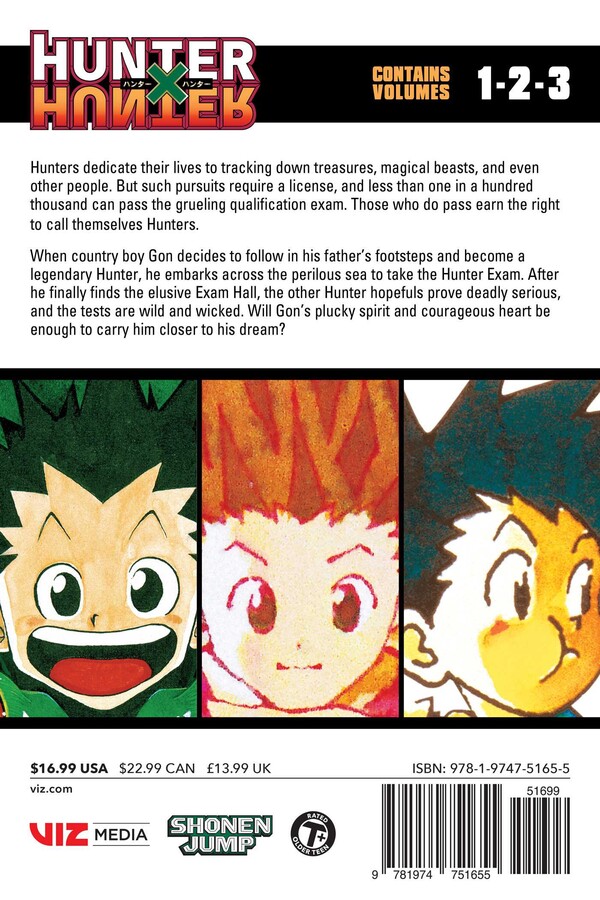 Hunter x Hunter (3-in-1 Edition), Vol. 1 | Book by Yoshihiro Togashi | Official Publisher Page ...