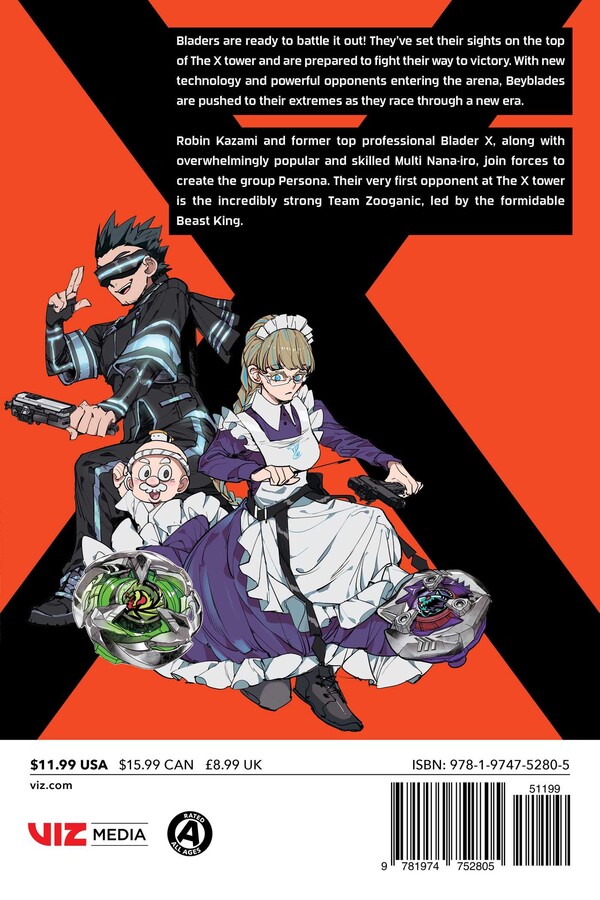 Beyblade X, Vol. 2 | Book by Homura Kawamoto, Hikaru Muno, Posuka ...