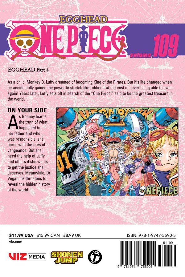 One Piece, Vol. 109 | Book by Eiichiro Oda | Official Publisher Page | Simon & Schuster Canada